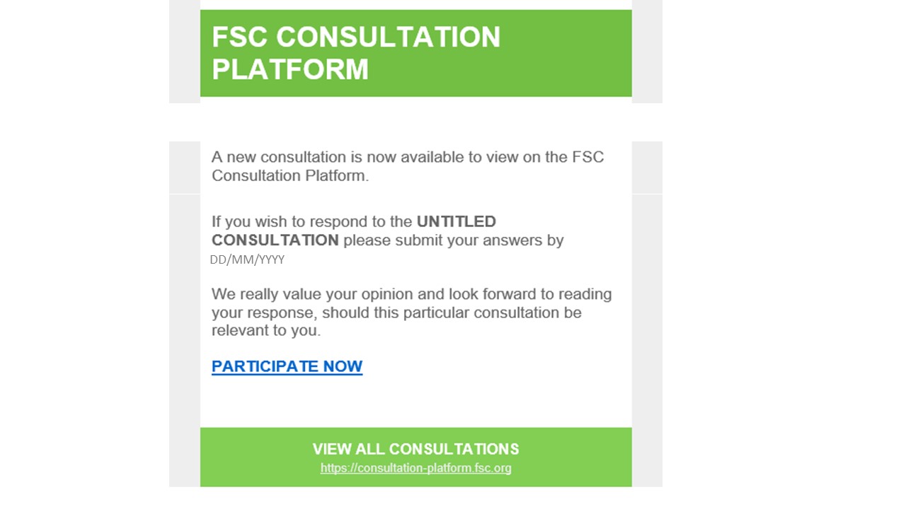 Quer saber quais os processo do FSC que se encontram em Consulta ...